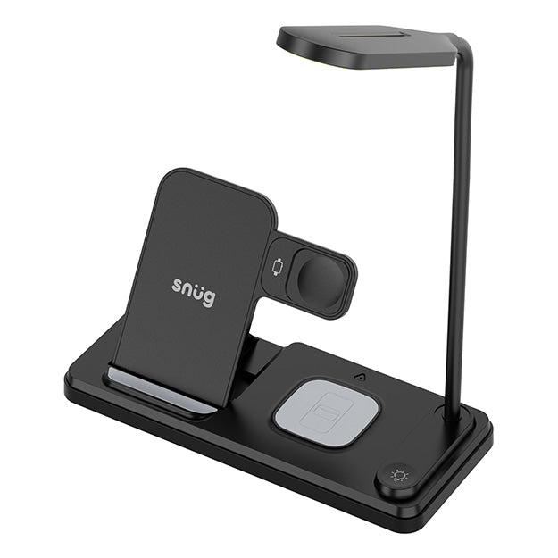 Snug Wireless 4-In-1 LED Lamp Charger 15W – Black — Shop and Ship Online