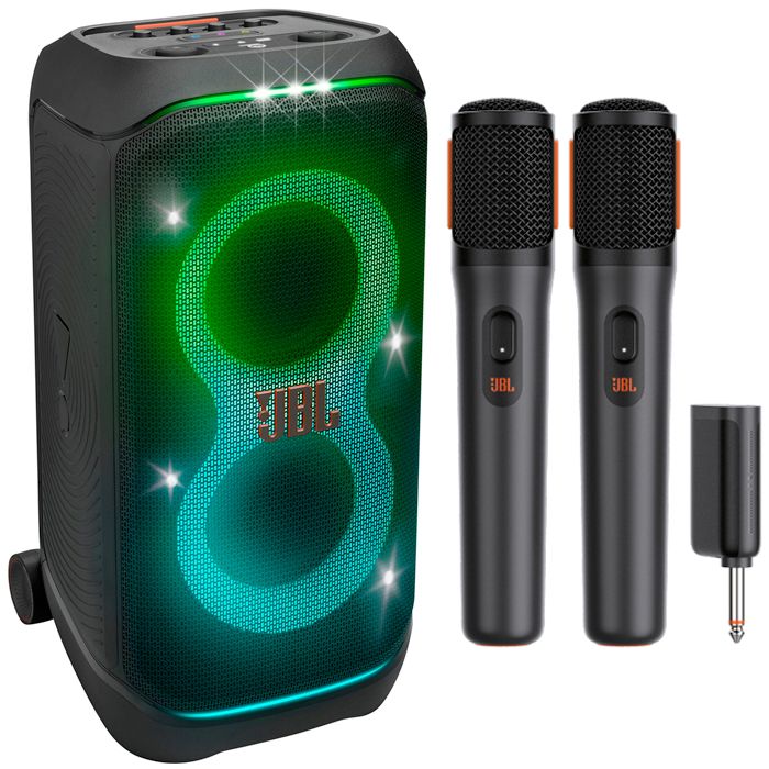 JBL PartyBox Stage 320 Portable Bluetooth Speaker + JBL Digital Microp ...