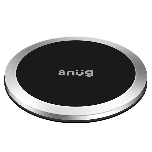 Snug Fast Wireless Desktop Charging Plate 10W - Black & Silver — Shop ...