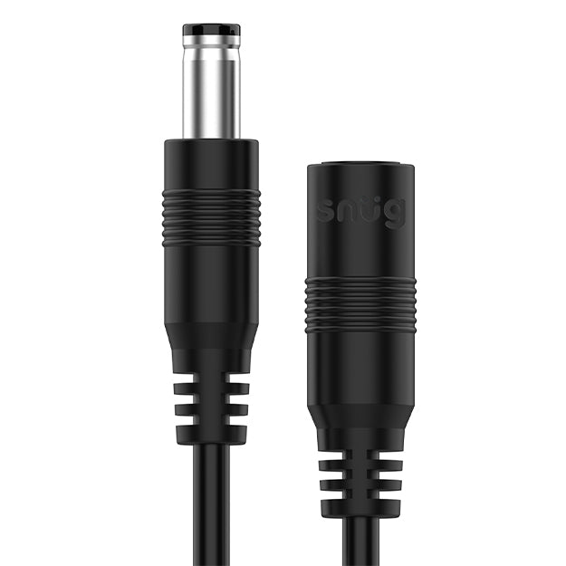 Snug DC Male To DC Female Extension - Black — Shop and Ship Online
