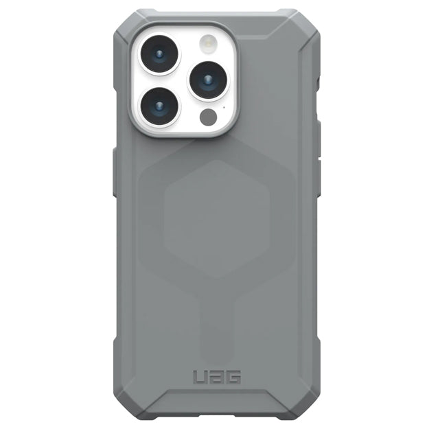 UAG iPhone 15 PRO Essential Armor Case With MagSafe - Silver — Shop and ...