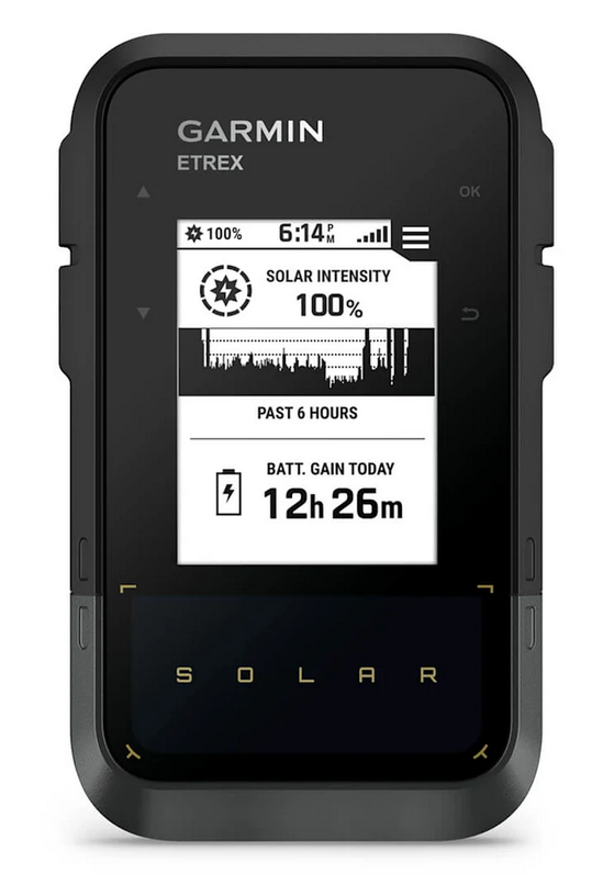 Garmin eTrex Solar Powered GPS Handheld Navigator - Black — Shop and ...