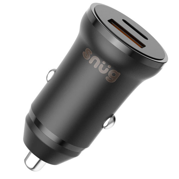 Snug Car Juice 2 Port PD/USB 38W Car Charger - Black — Shop and Ship Online